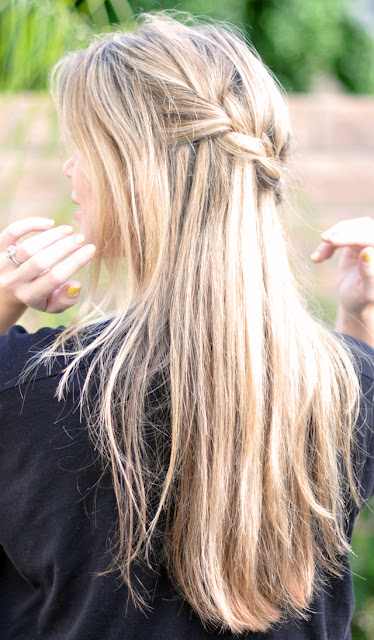 Folded Victory: Waterfall braid