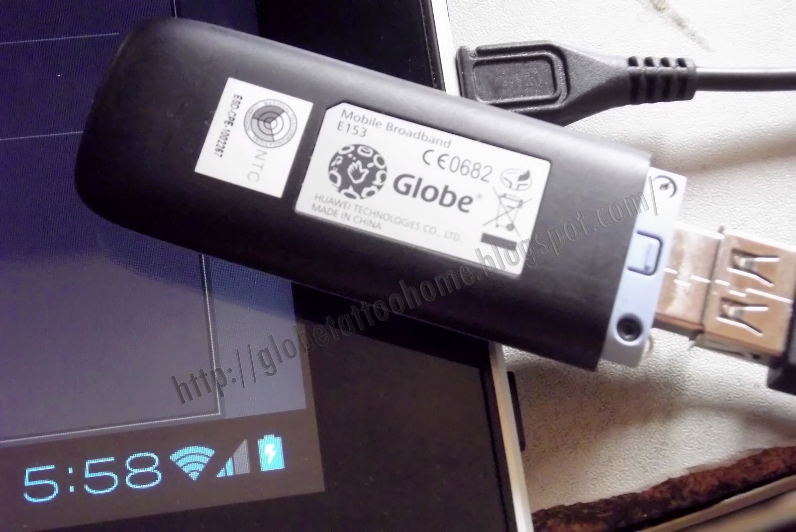 Globe Tattoo @Home Broadband Internet: 10 Inch Fast Pad Android Ice ...