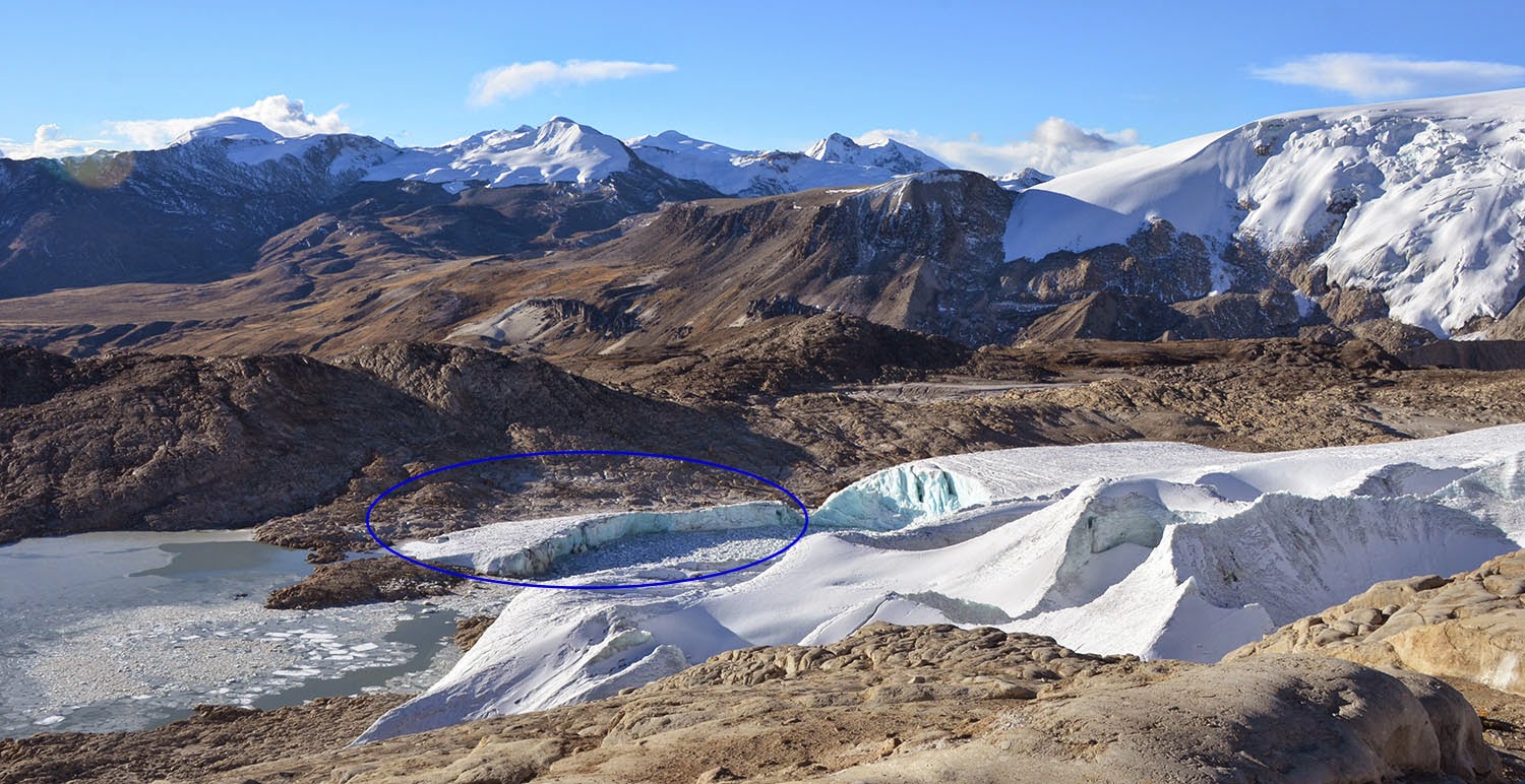 Quelccaya Ice Cap: Margin retreat