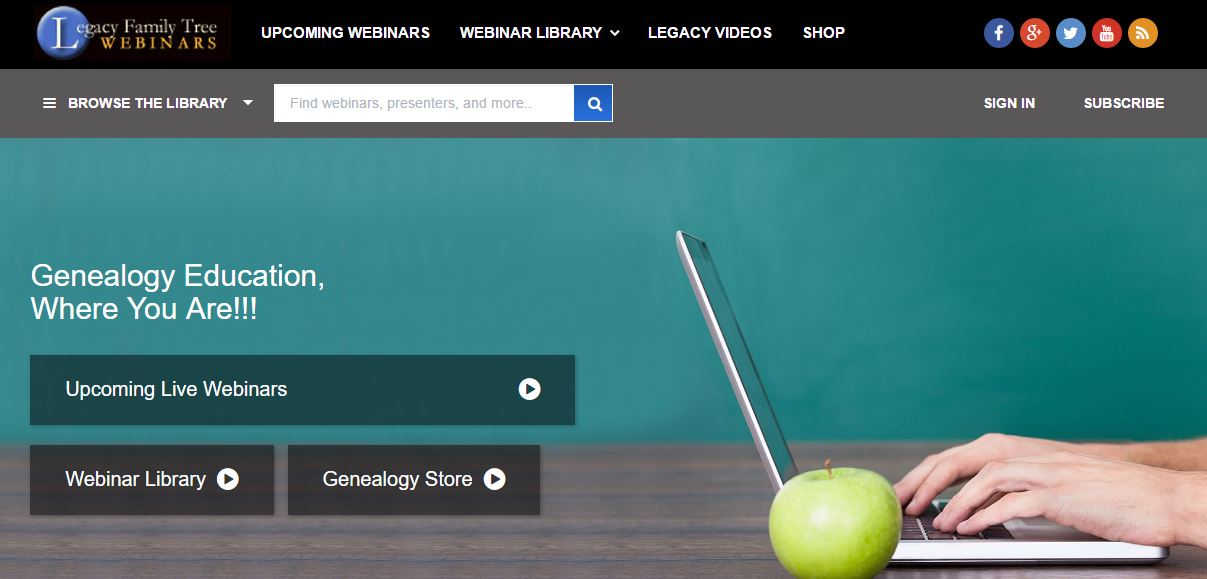 UpFront with NGS: FREE Access to FamilyTreeWebinars This Weekend (14-16 ...