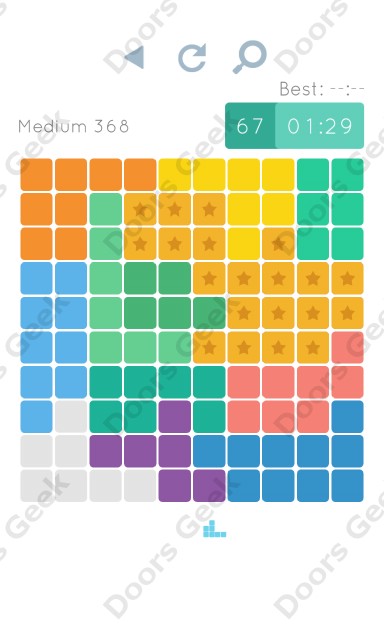 Blocks & Shapes [Medium] Level 368 Solution ~ Doors Geek