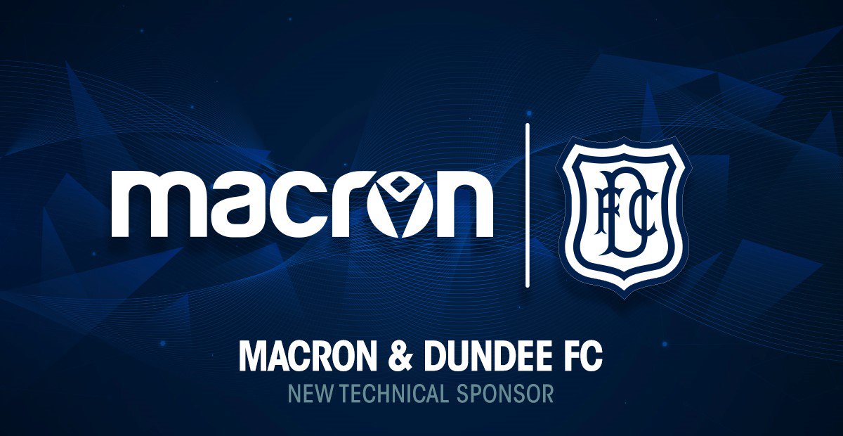 Macron é a nova fornecedora esportiva do Dundee - Show de Camisas