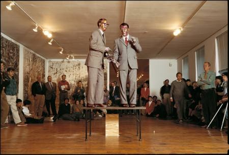Art : The Singing Sculpture de Gilbert & George, performance fondatrice ...