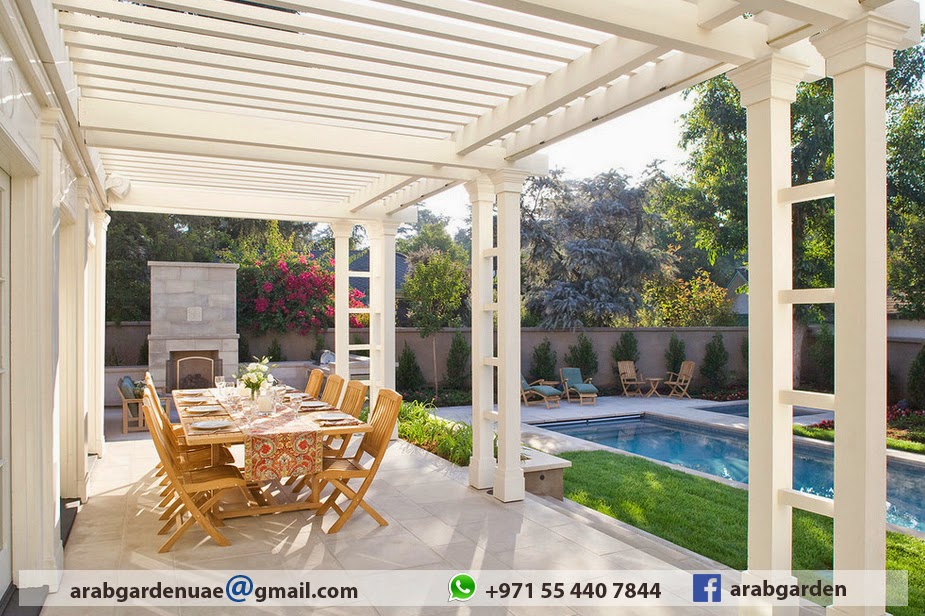 Modern And Stylish Royal White Pergola Design