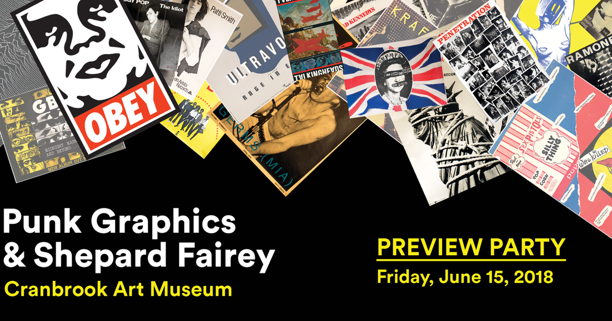 RETRO KIMMER'S BLOG: PUNK GRAPHICS AND SHEPARD FAIREY: CRANBROOK VIP ...