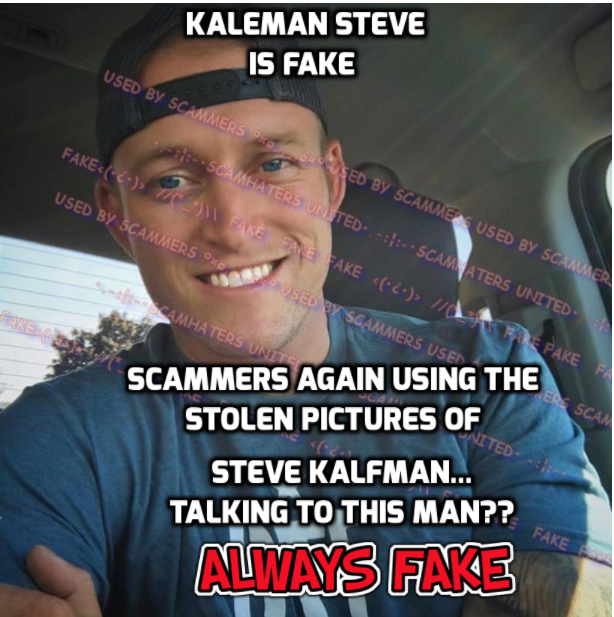 ScamHaters United .. Visit us also on Facebook and Instagram : KALEMAN ...