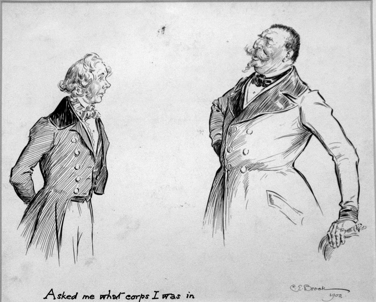 Original Comic Strip, Animation and Illustration Art: Charles Edmund Brock