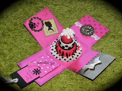 SISTERSSCRAPANDCAKE: Box Explosion con Mini Cake