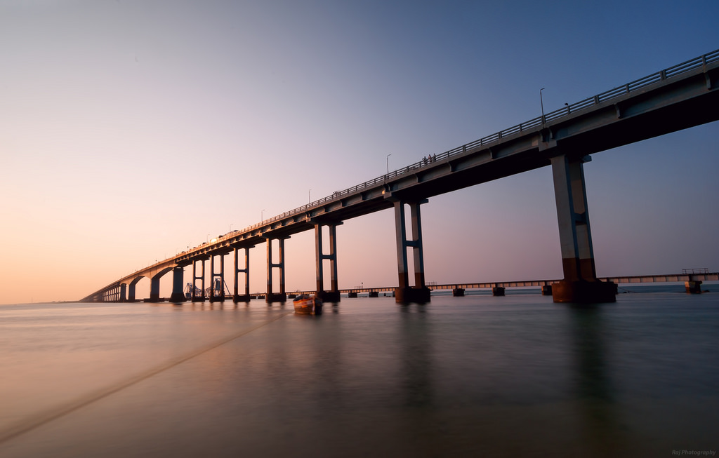 Tamilnadu Tourism: Pamban Road Bridge (Annai Indira Gandhi Road Bridge ...