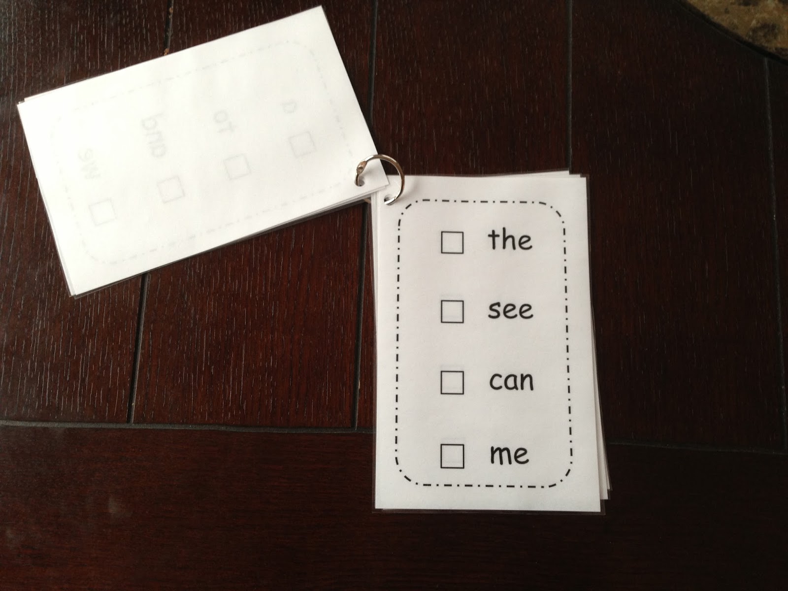 Sight Word Flip Book - Reading Skills - A Spoonful of Learning