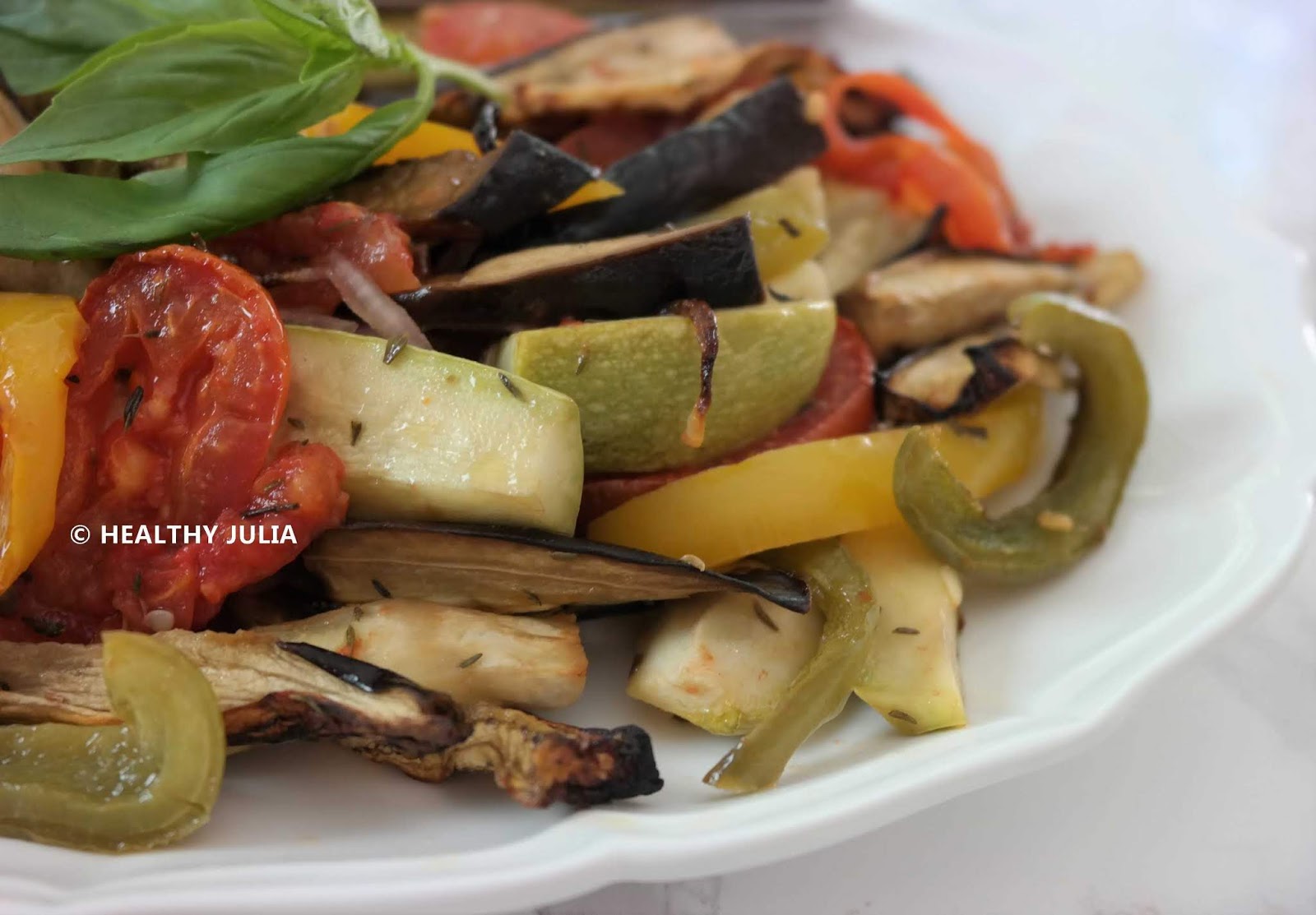 COOKING JULIA : SALADE DE LÉGUMES RÔTIS