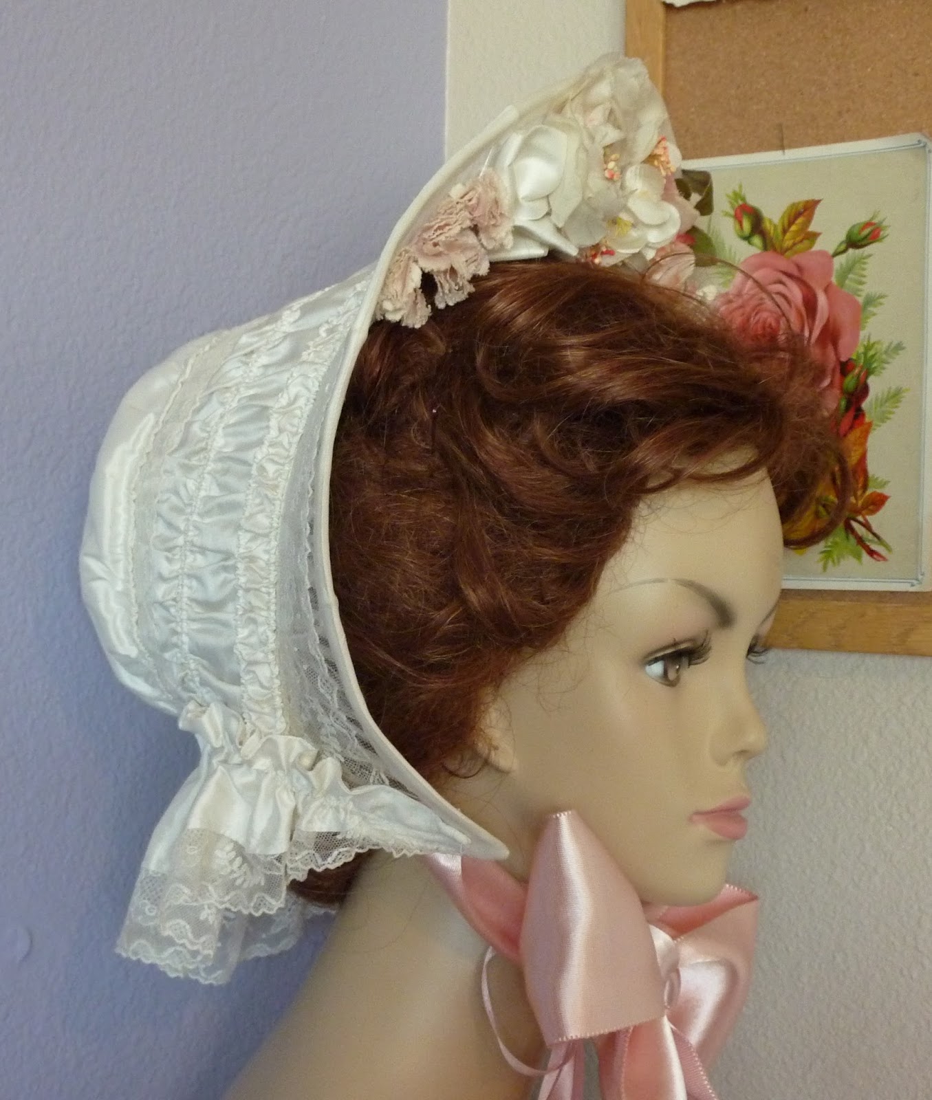 Beauty From Ashes: Wire Frame 1863 Bonnet: Complete!!!