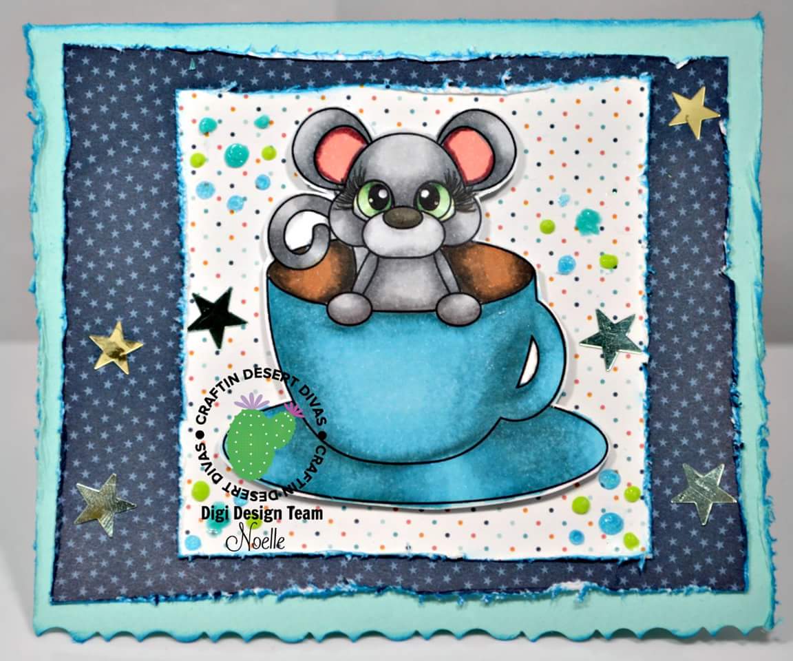 Paper Crafty Creations: Craftin' Desert Divas : "Coffee Cup Mouse"