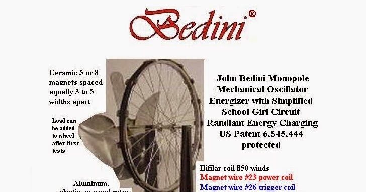 Kadu Magalhães: Motor Bedini - Esquemas e Aplicação