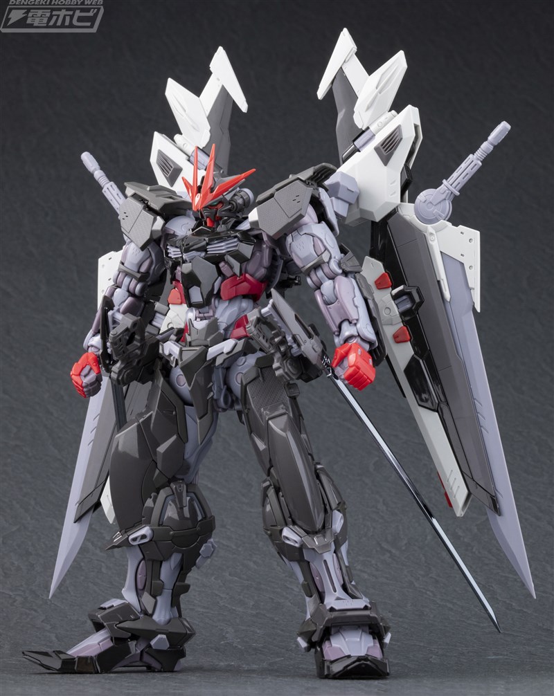 Hi-Resolution Model 1/100 Gundam Astray Noir Sample Images by Dengeki Hobby