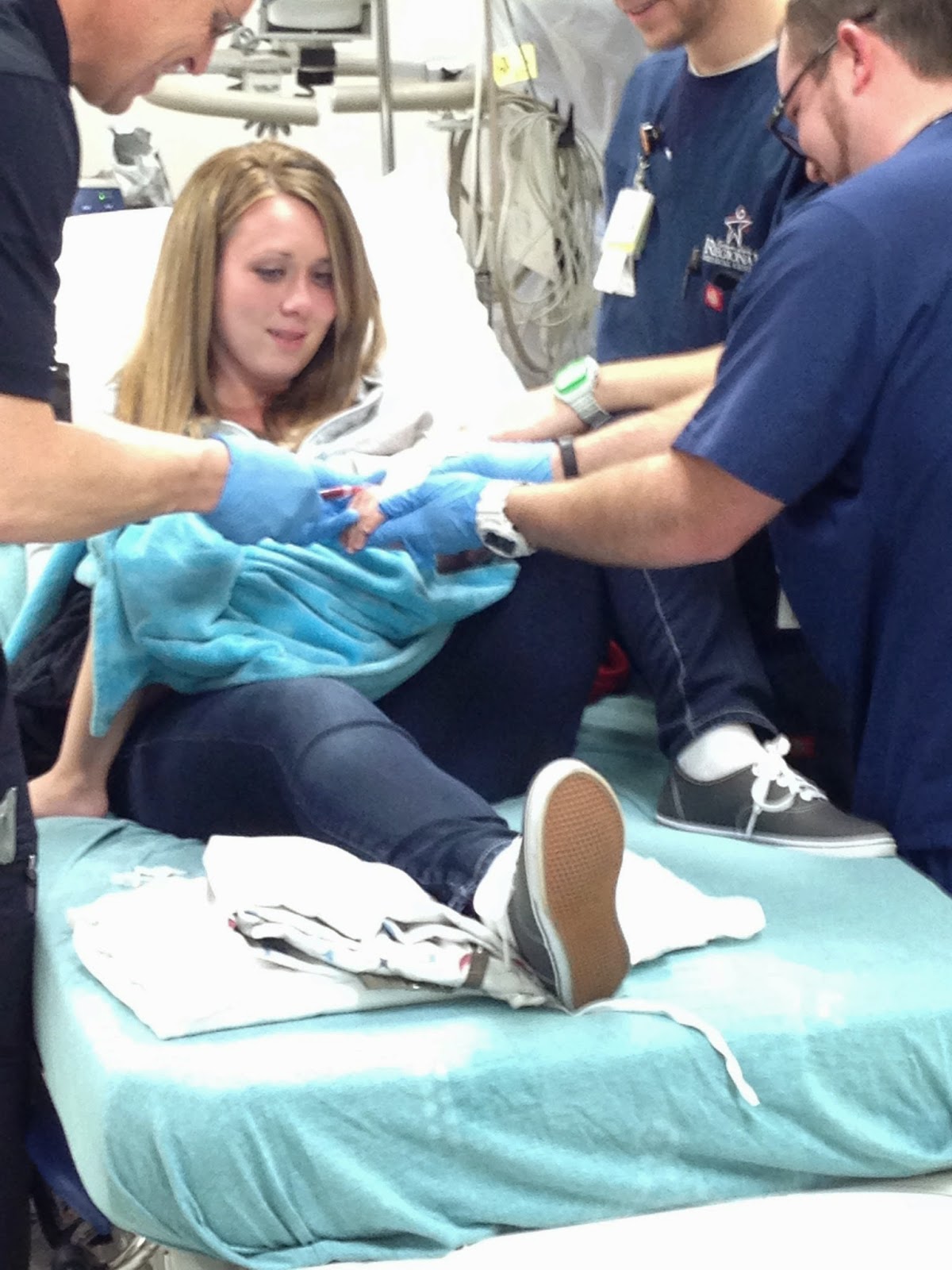 The Mendenhall's: Trey's Broken Femur