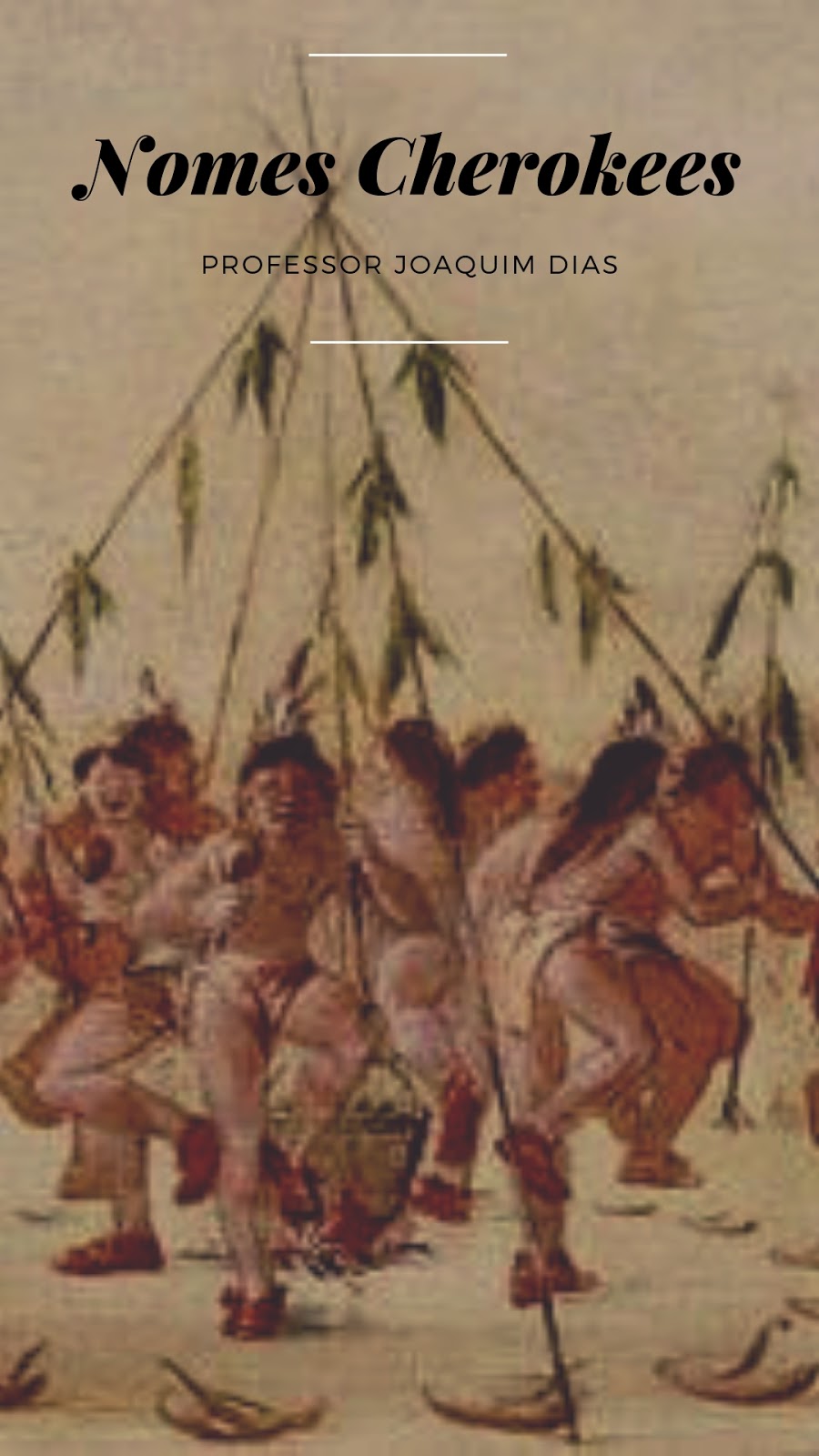 Professor Joaquim Dias: Nomes Cherokees