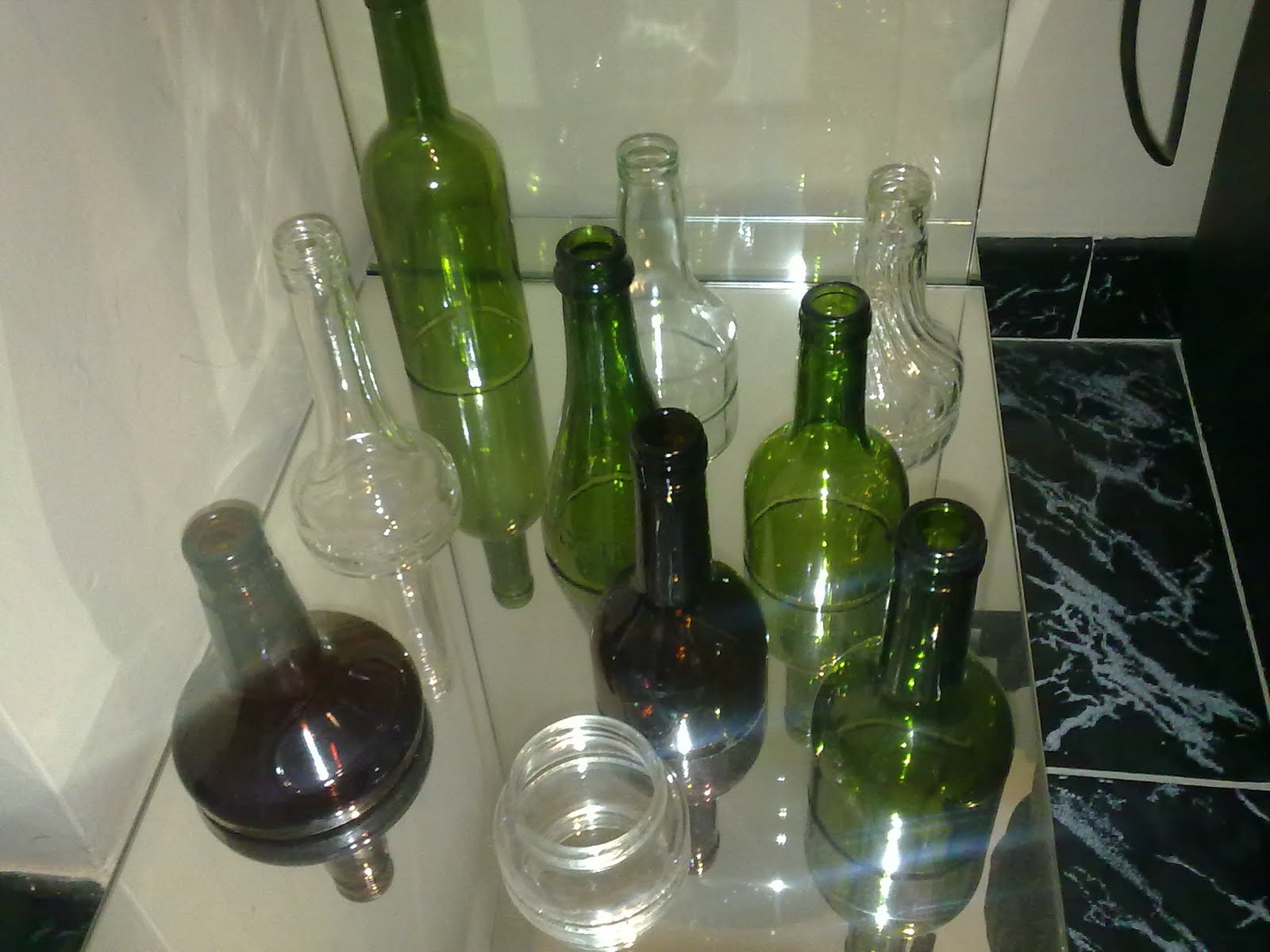 de todo un poco: BOTELLAS CORTADAS