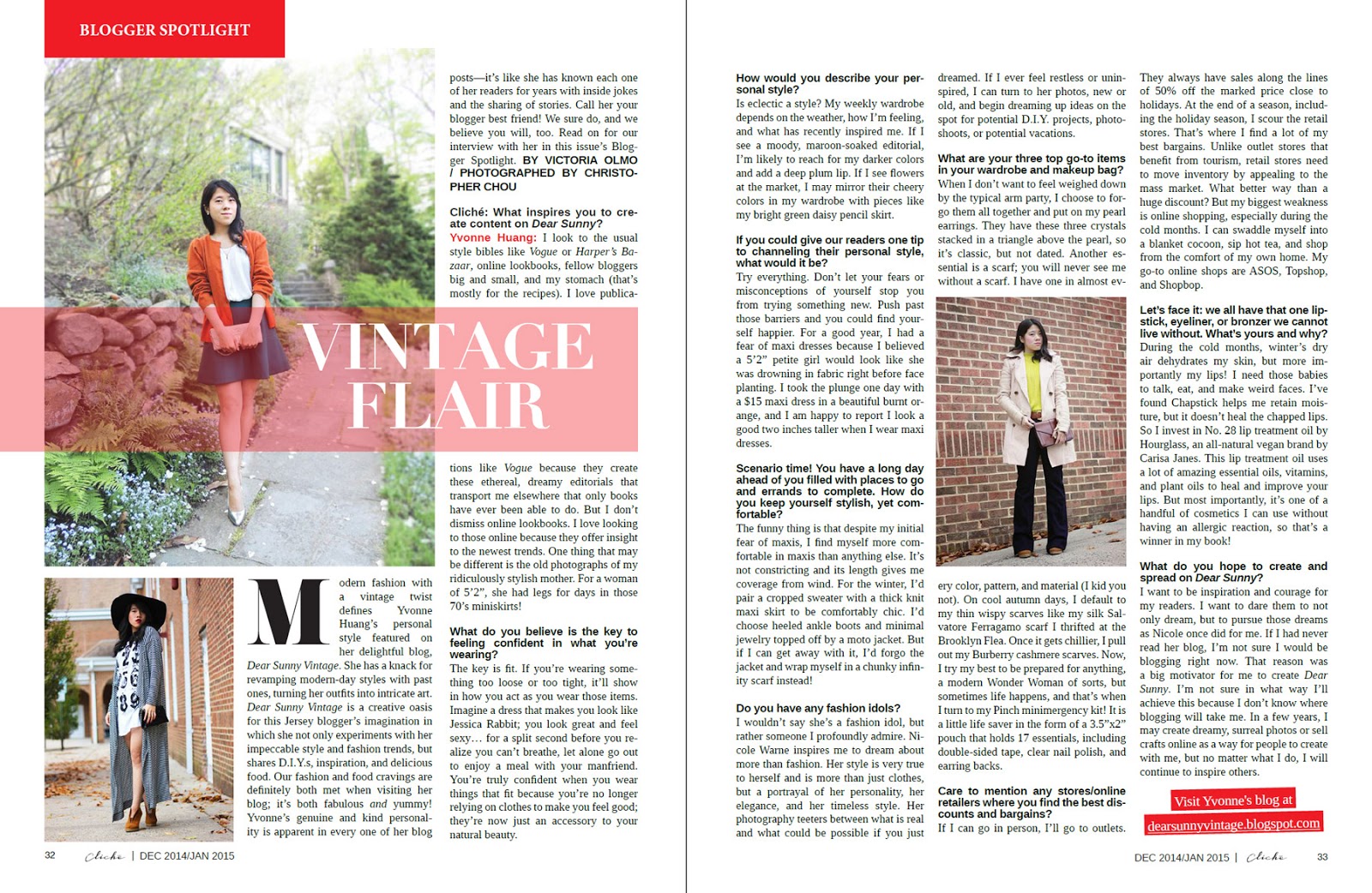 dear sunny...: Magazine Feature | Brocade Simplicity