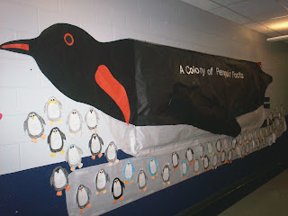 Mrs. Butterfield's First Grade: Penguin bulletin board