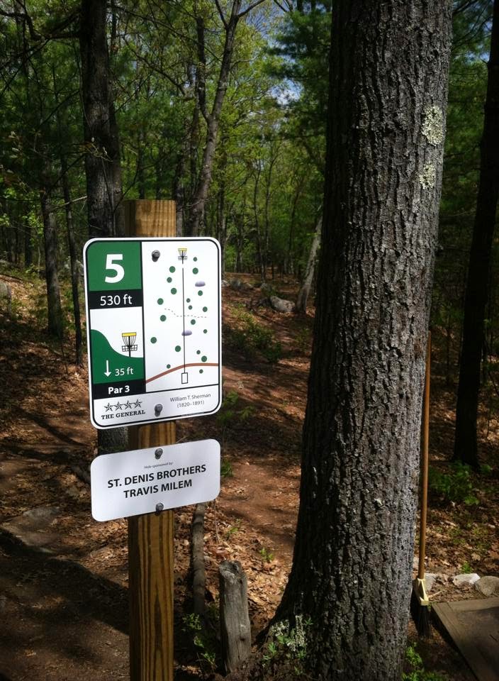 Devens Disc Golf: Tee Signs Installed on The General