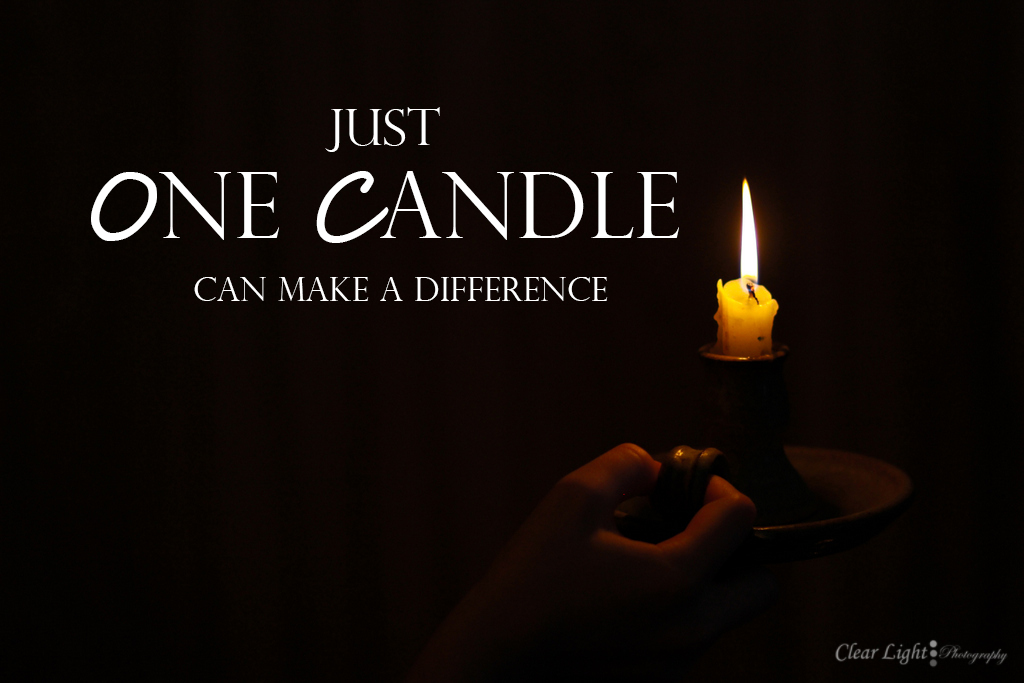 Clare's Spot: One Candle