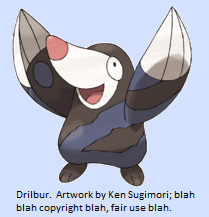 Pokémaniacal • Drilbur and Excadrill