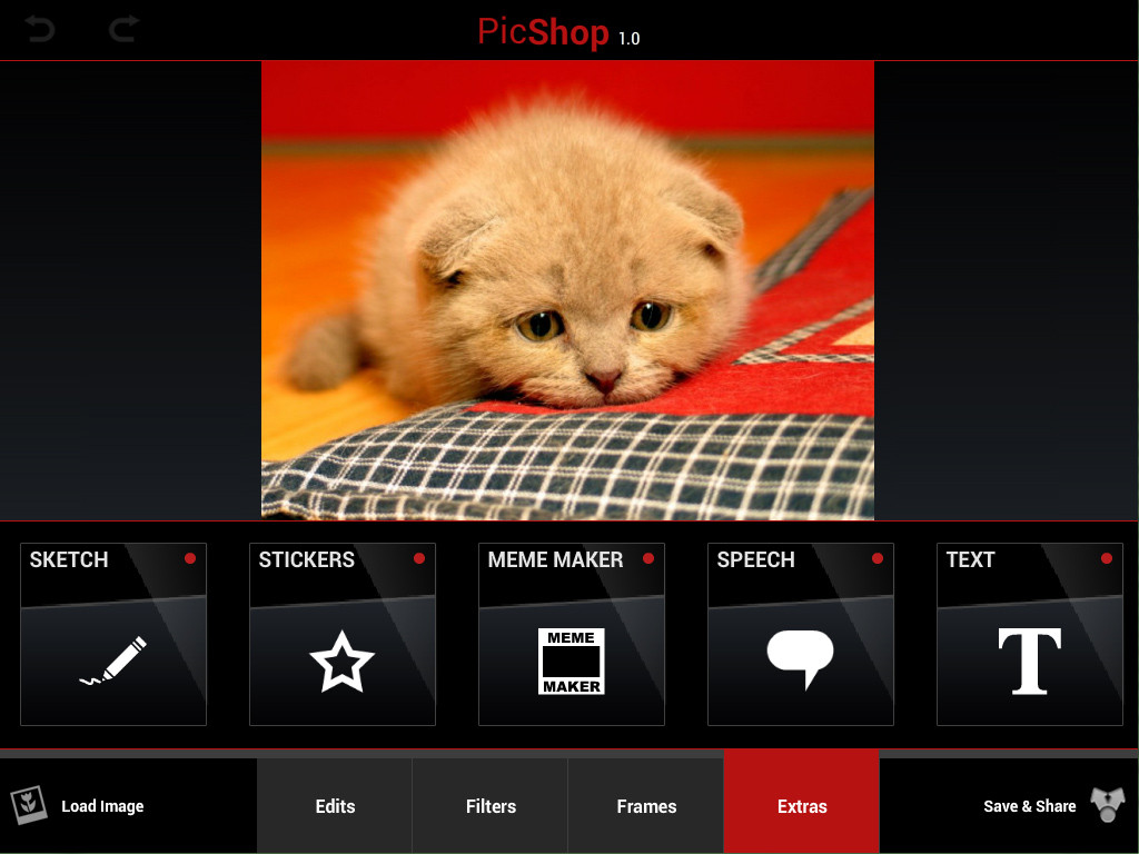Apps do iPad: PicShop HD - Photo Editor