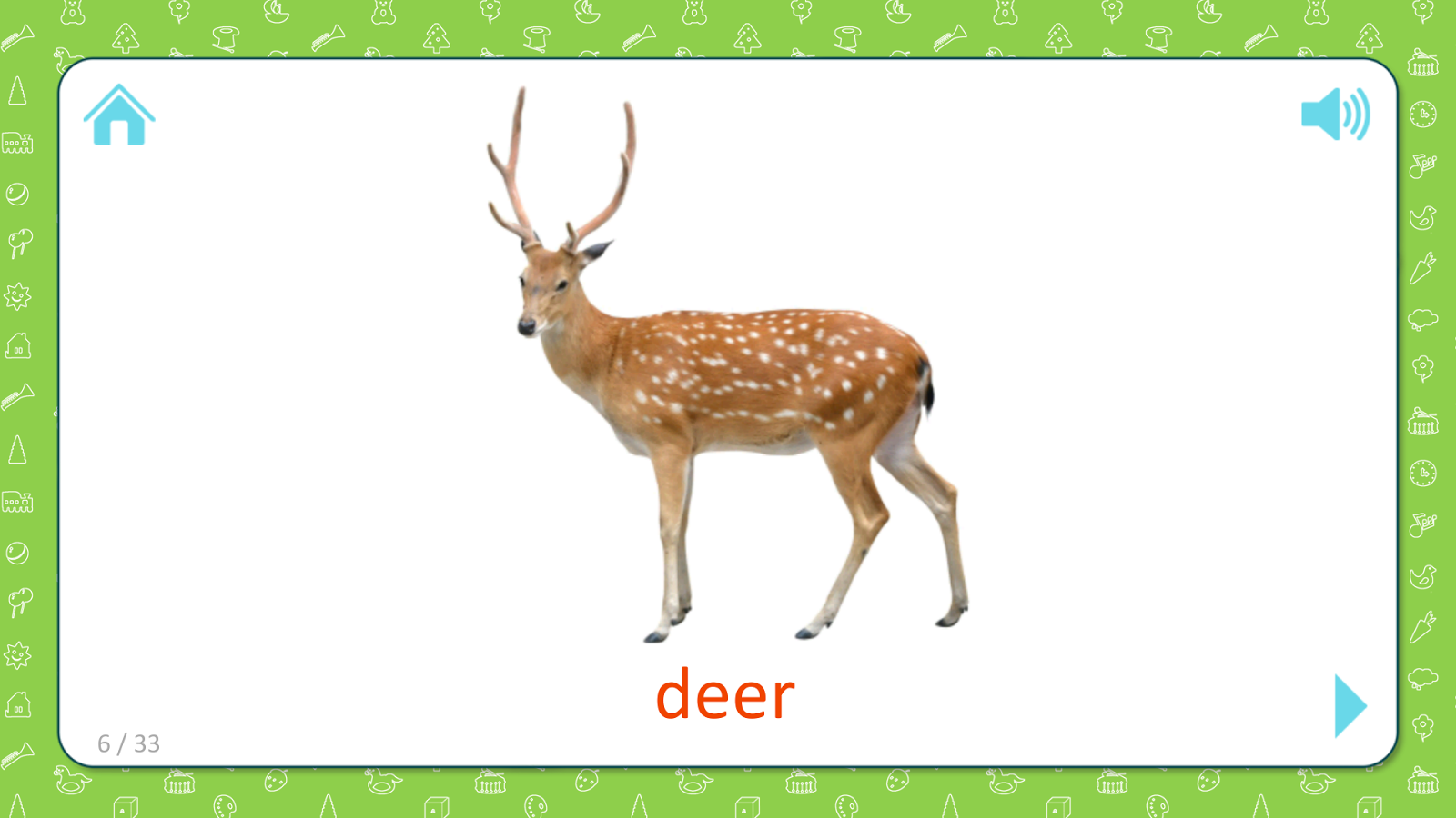 Flashcards for Kids: Deer - Wild Animals - Flashcards for Kids