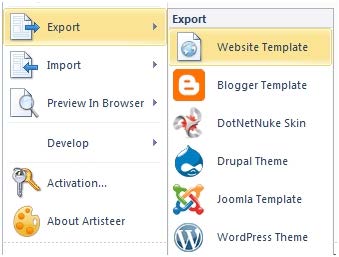 Creating Templates with Artisteer: 10 minutes to creating a website ...