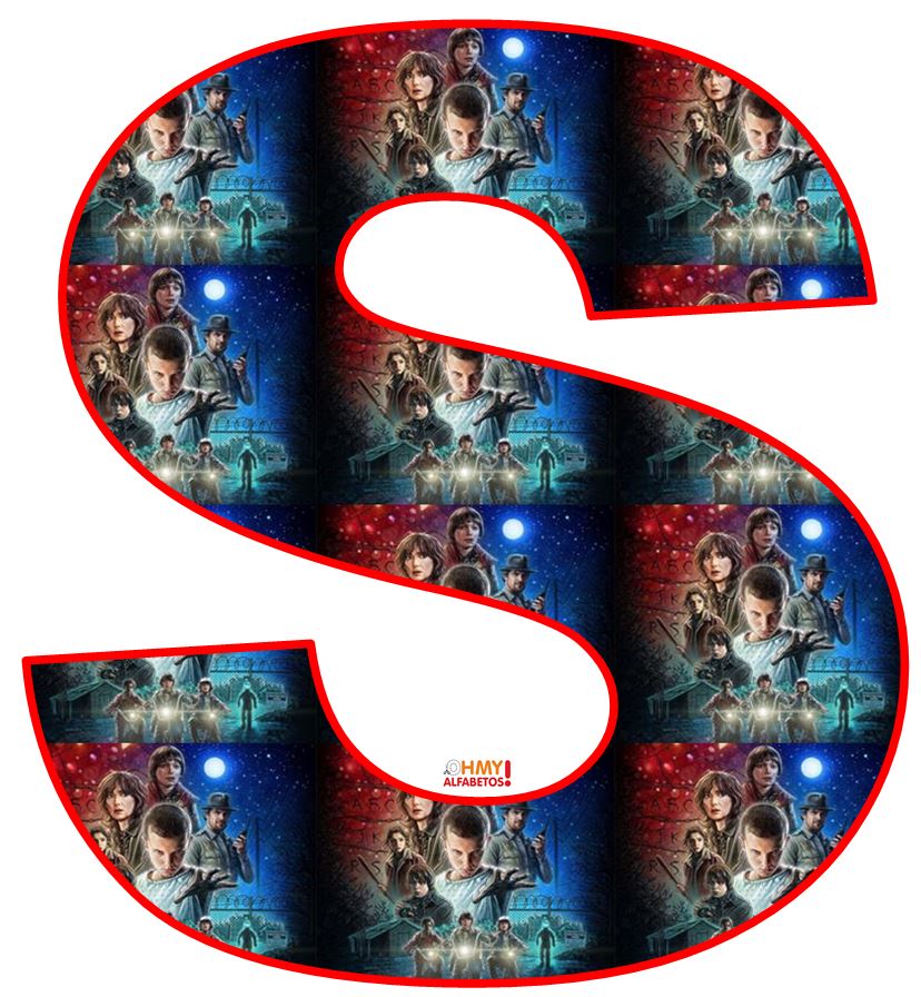 Alfabeto de la Película Stranger Things. - Oh my Alfabetos!