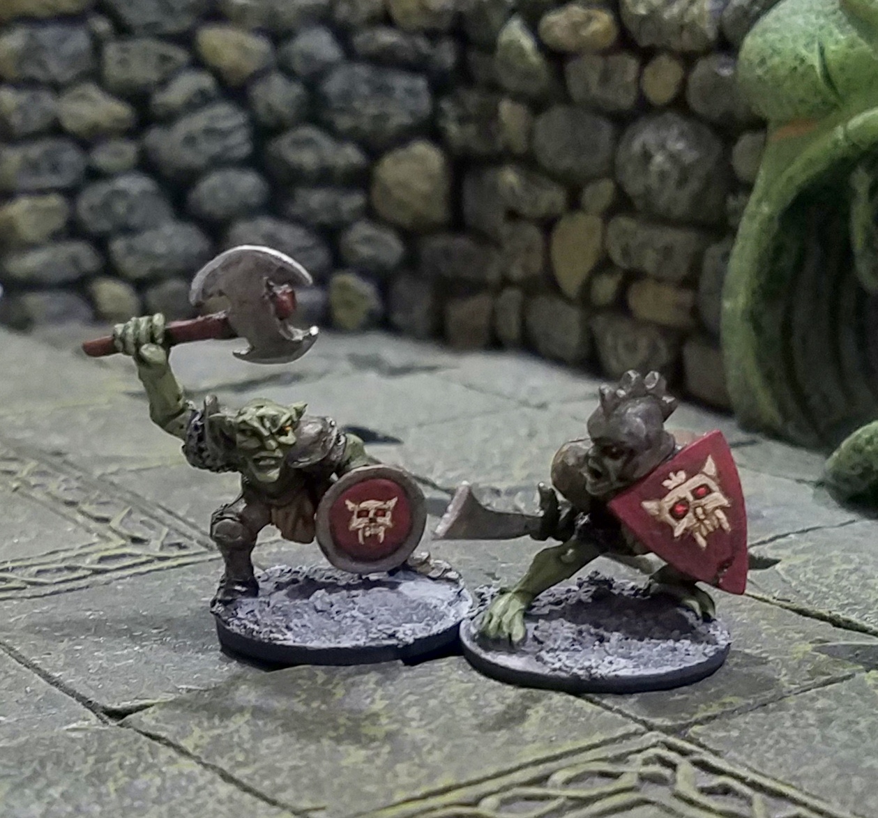 One of My Men Became Restless: 28mm Goblin Factory, Heavy Armored Goblins