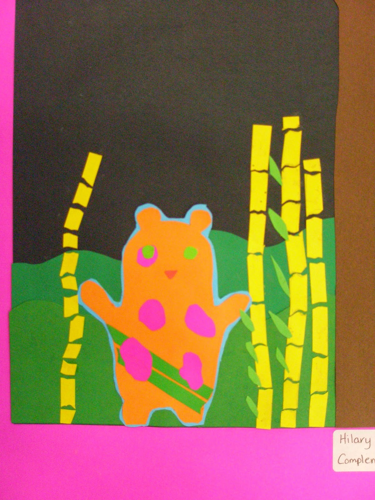 Elwood Primary Art: Complementary Colour Collage!