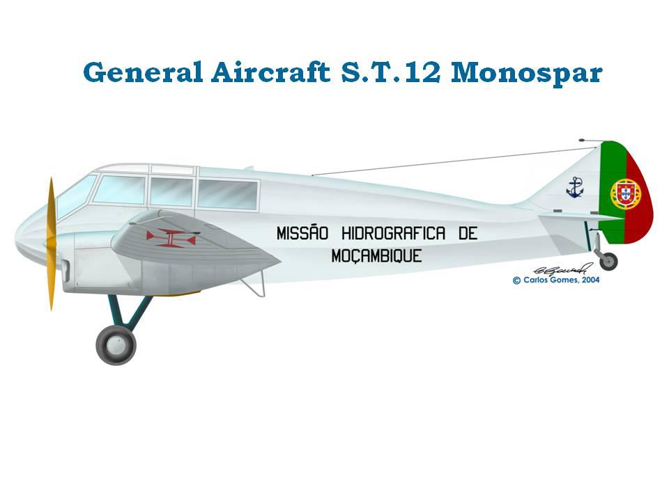 Voando em Moçambique: 794 - Aviação Naval - General Aircraft Monospar ...