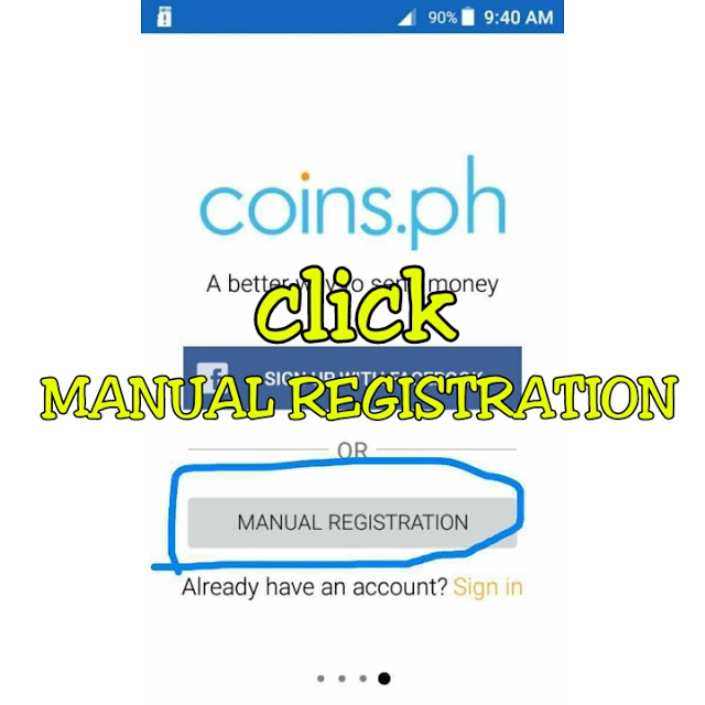 COINS.PH TUTORIAL ACCOUNT