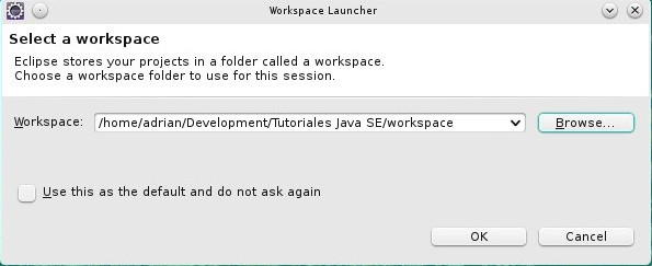 Tutoriales Java Se Tutorial 02 Desarrollo De Una Aplicación Java Con Eclipse