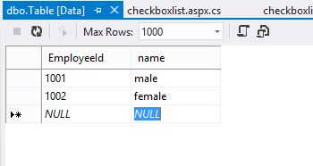Bind CheckBoxList from Database in ASP.Net C# Example