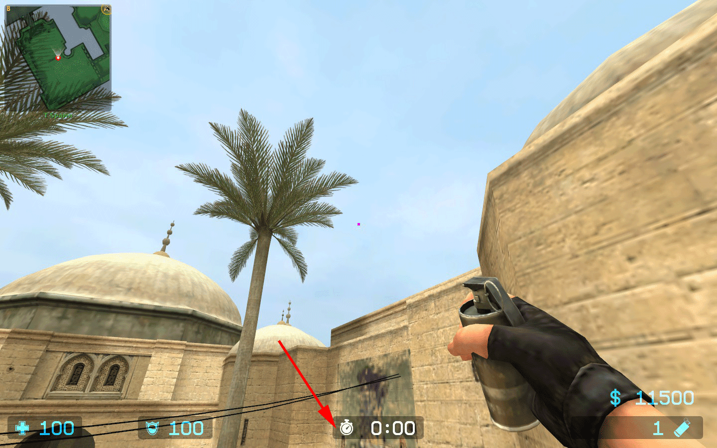 Nerdsmokes: Dust2 -> T -> B to CT Spawn