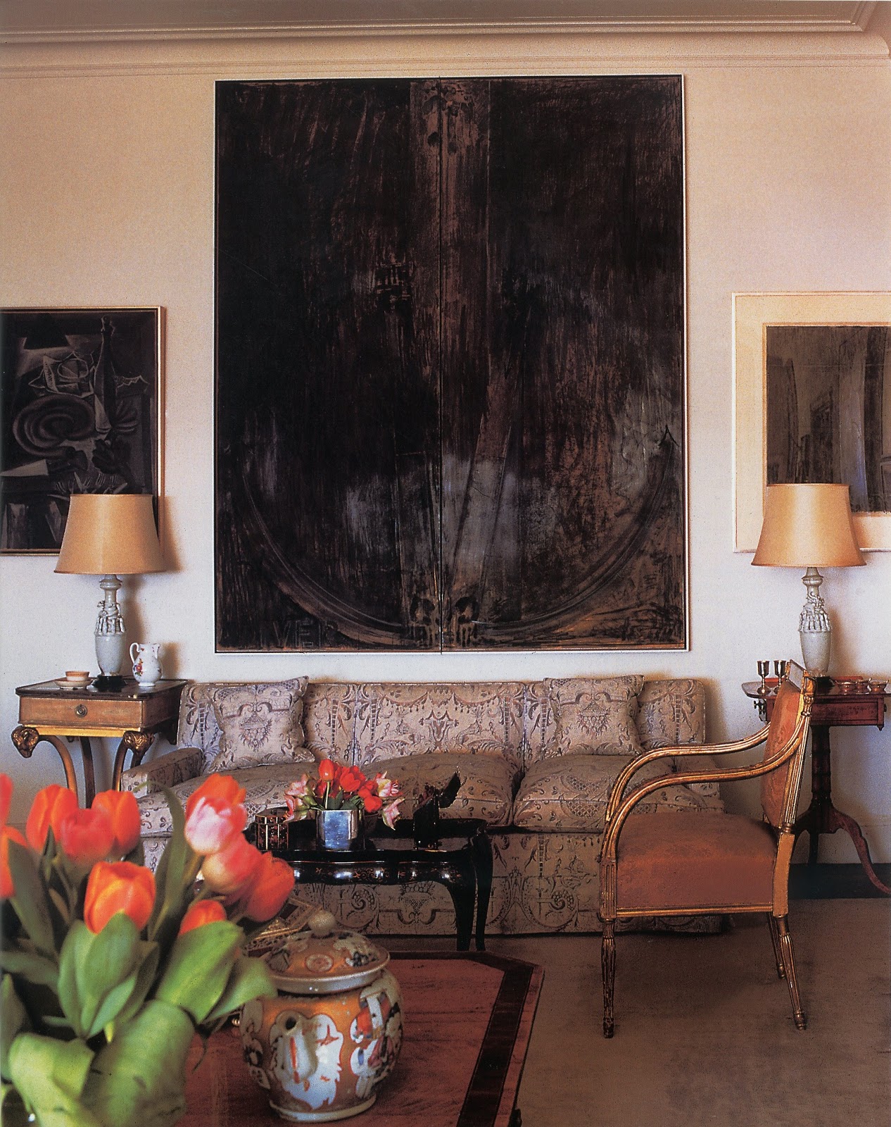 FOR PILAR~: Victor & Sally Ganz; Their Apartment at 10 Gracie Square