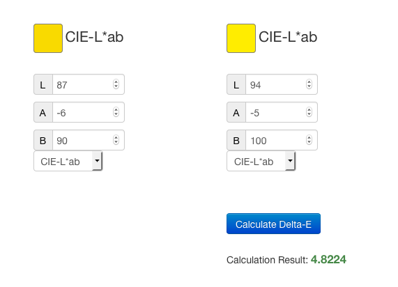 manipulandodigital: Comprobar color con el Delta E
