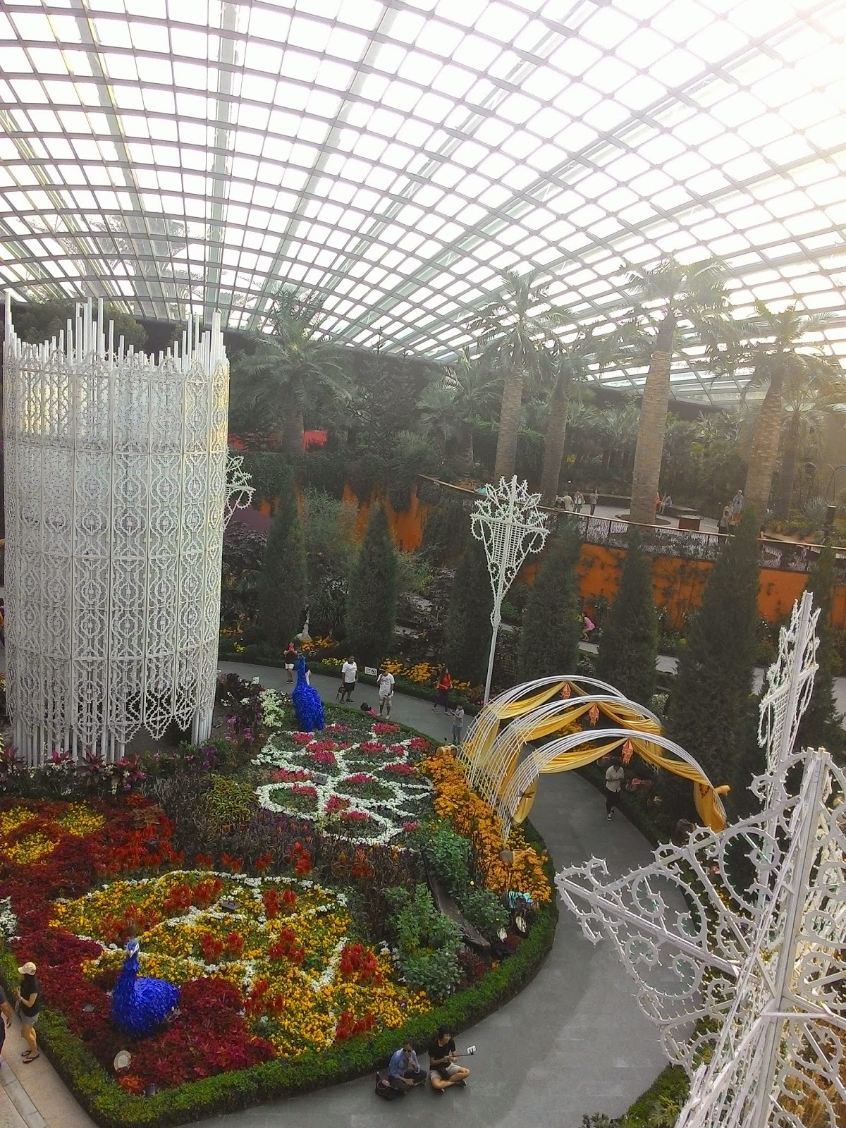 Flower Dome, Istana Megah Para Bunga