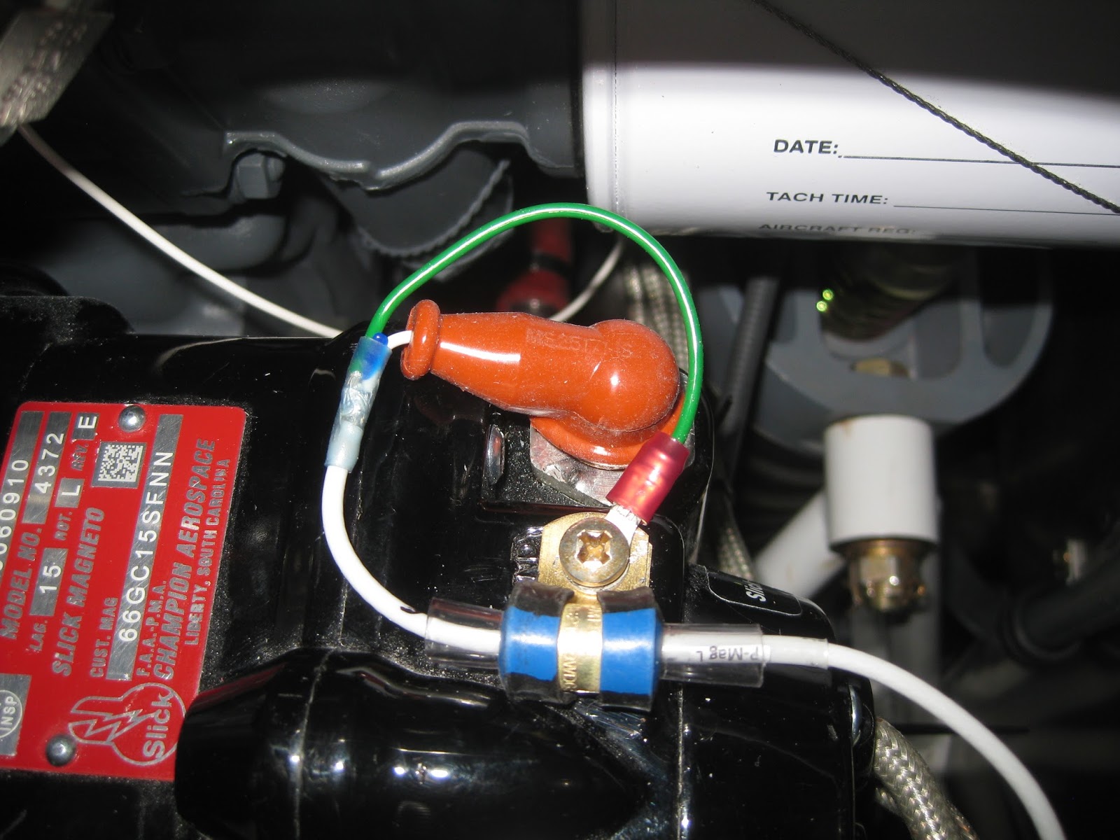 E's Van's RV-14A: Avionics: Magneto wiring.
