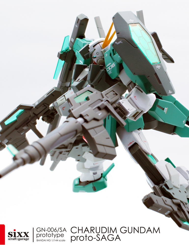 Custom Build: HGBF 1/144 Gundam Cherudim Saga Type GBF