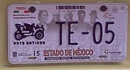 Placas de Autos de México y otras COS-999-AS: Edo de Mexico: Placa Auto ...