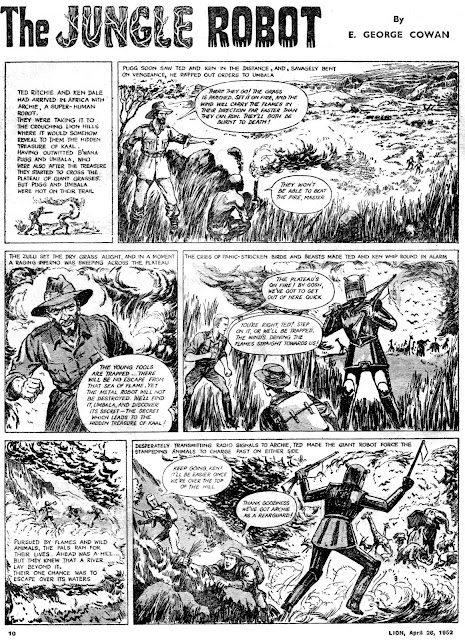 CRIVENS! COMICS & STUFF!: LION'S ROBOT ARCHIE: THE JUNGLE ROBOT - PART ...