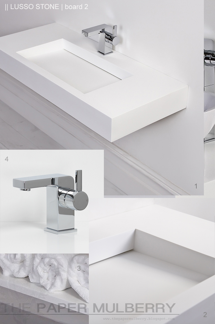 The Paper Mulberry: || BATHROOMS | Lusso Stone
