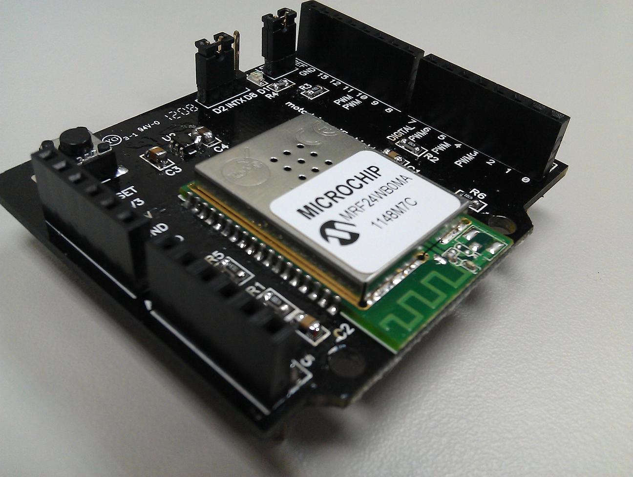 Dennis Lab Motoduino Arduino Wifi Shield Ieee 80211b 無線網路擴充板