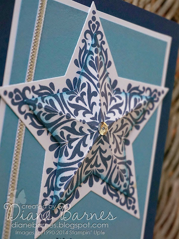 colour me happy: Bright & beautiful Christmas star card
