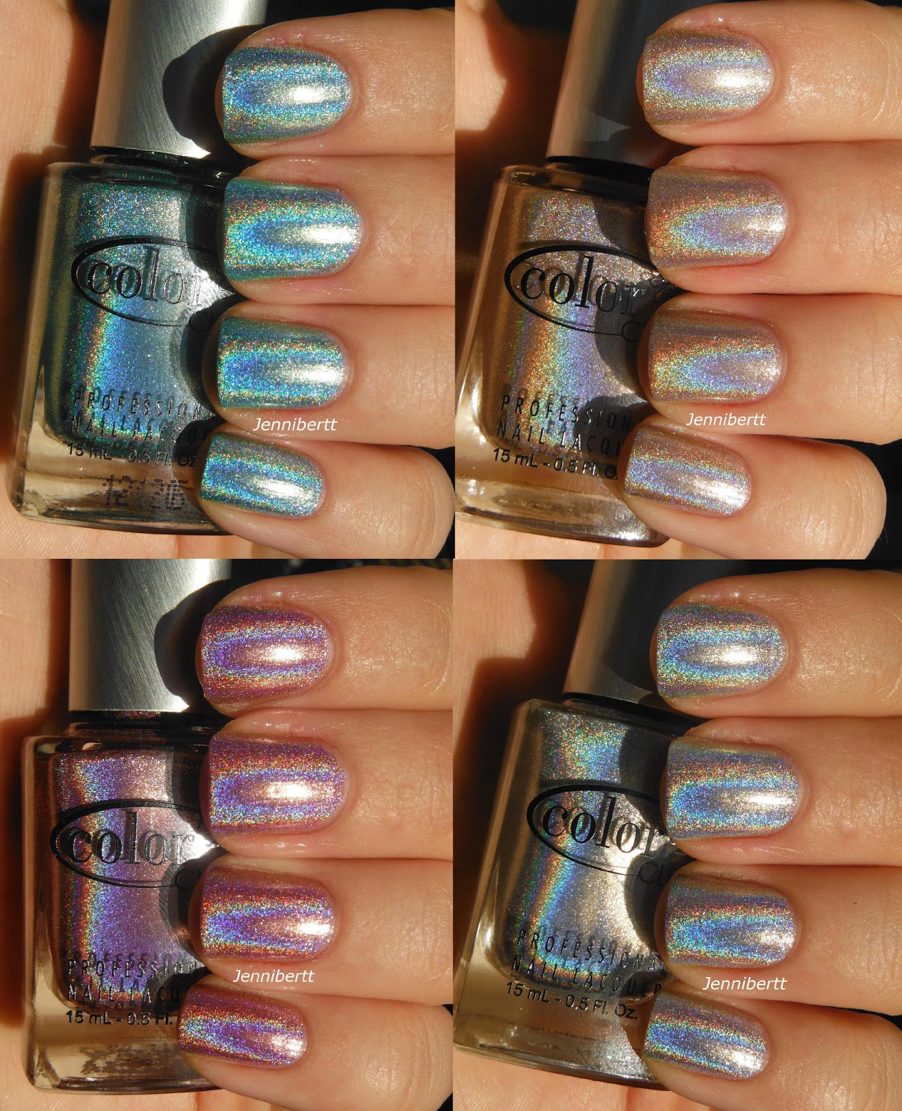 Jennibertt's Nails: Halo Hues Swatches Part 1 and Comparisons