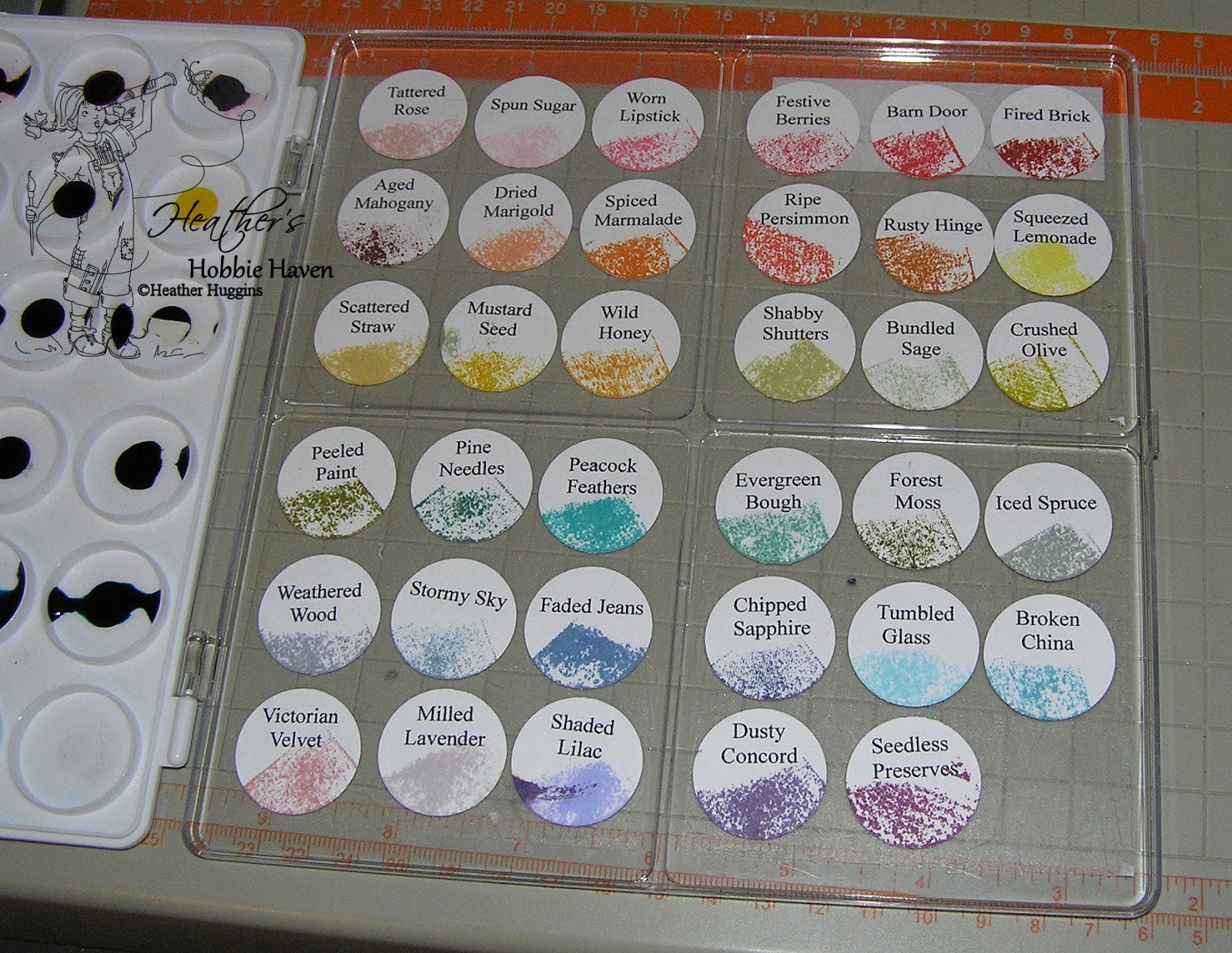 Heather's Hobbie Haven: Distress Ink Palette....